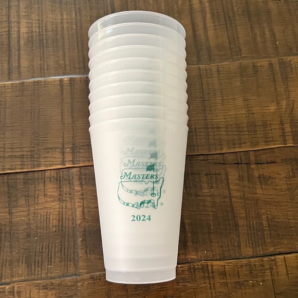 Masters | Party Supplies | New Set Of 2024 Clear Masters Golf ...